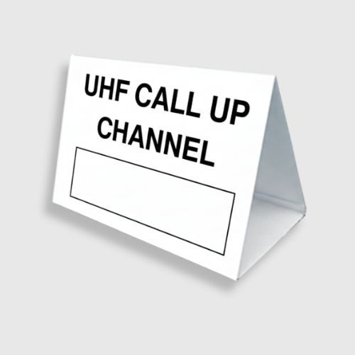 Call UHF Channel Sign | #1 Quality AAA Print Group
